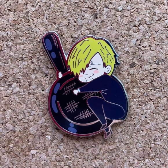 Jewelry | One Piece Vinsmoke Sanji Frying Pan Hard Enamel Pin | Poshmark